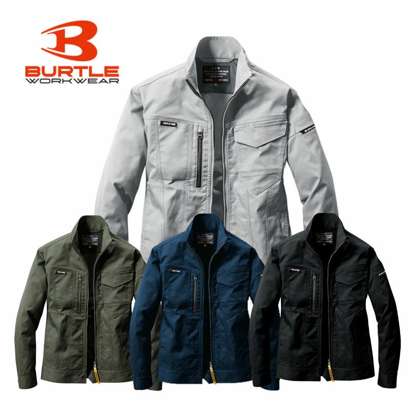 【2023春夏】長袖ジャケット 作業服 男女兼用 BURTLE 6211シリーズ 6211 | たまゆらオンラインショップ